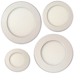 Slimline Recessed Round Panels - Silver Range
